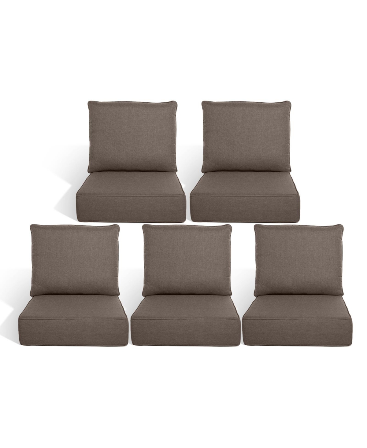 Click here for Pocassy Outdoor Deep Seat Cushions Set - 5 Set Wat... prices