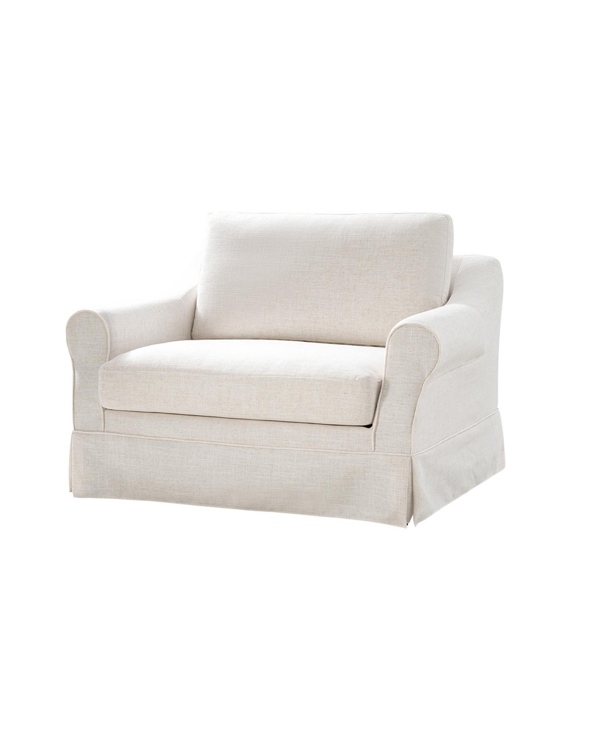Click here for Hulala Home Raul Farmhouse Slipcovered Armchair wi... prices