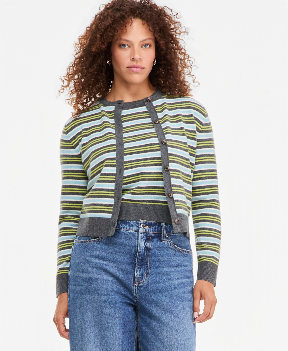 Click here for On 34th Womens Long-Sleeve Crewneck Cardigan  Macy... prices