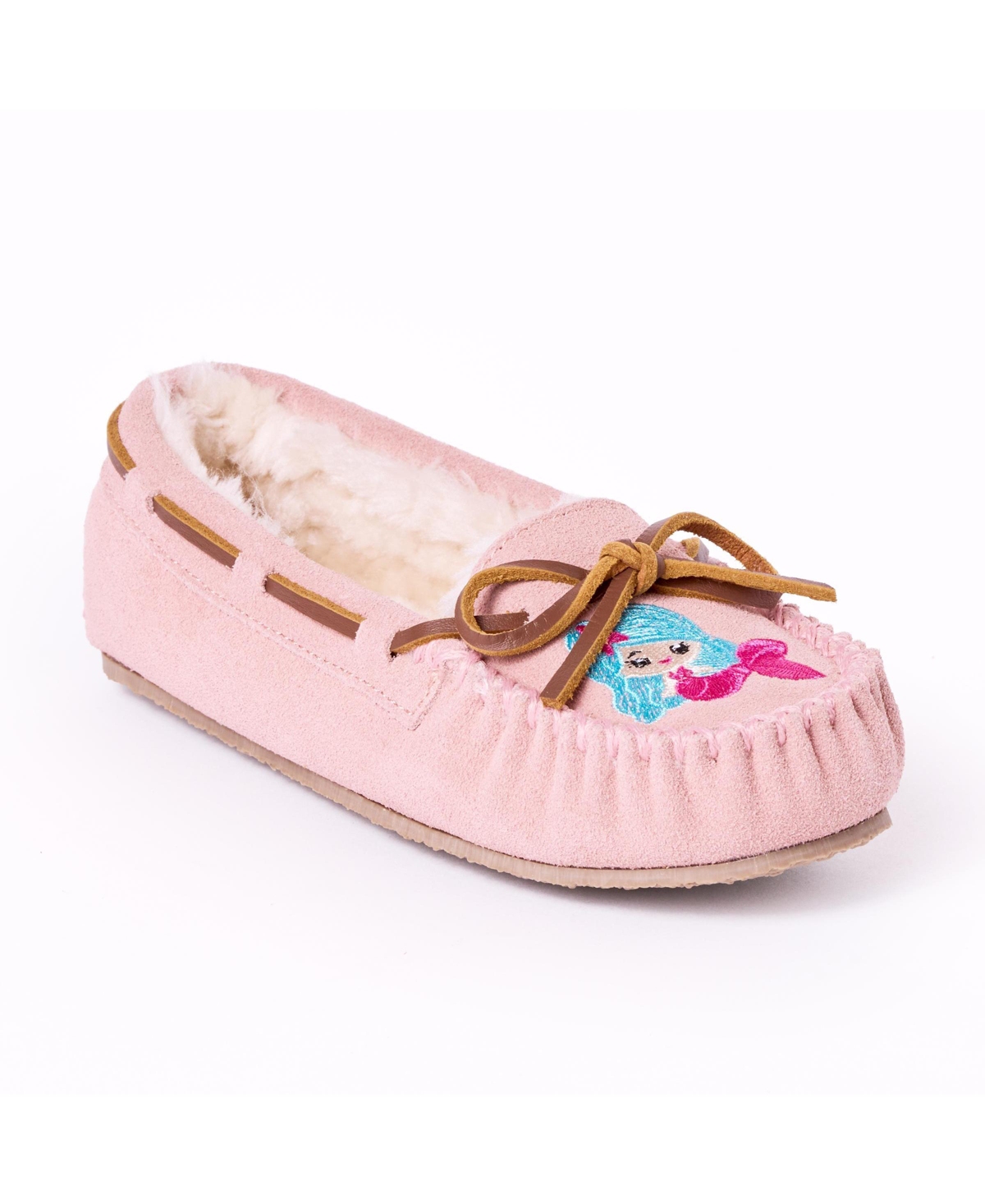 Click here for Minnetonka Kids Cassie Suede Mermaid Slippers - Bl... prices