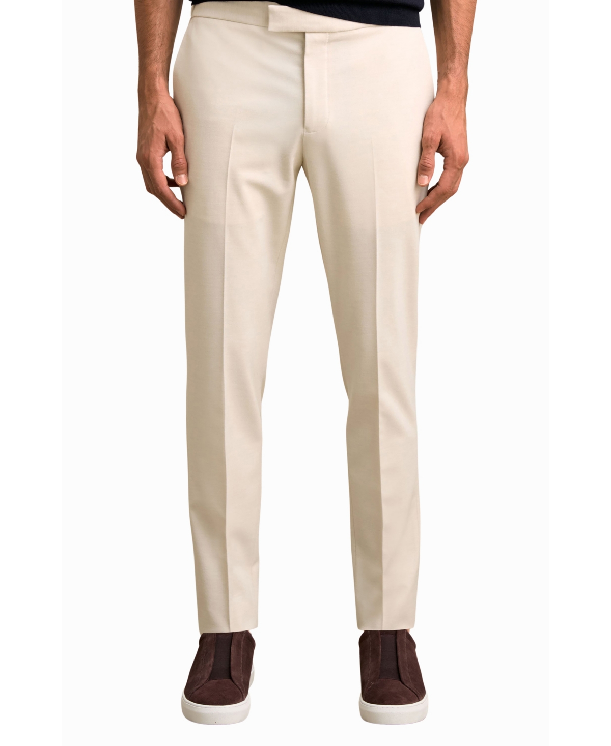 Click here for Reiss Mens Found Drawcord Waist Slim Pants - Stone prices