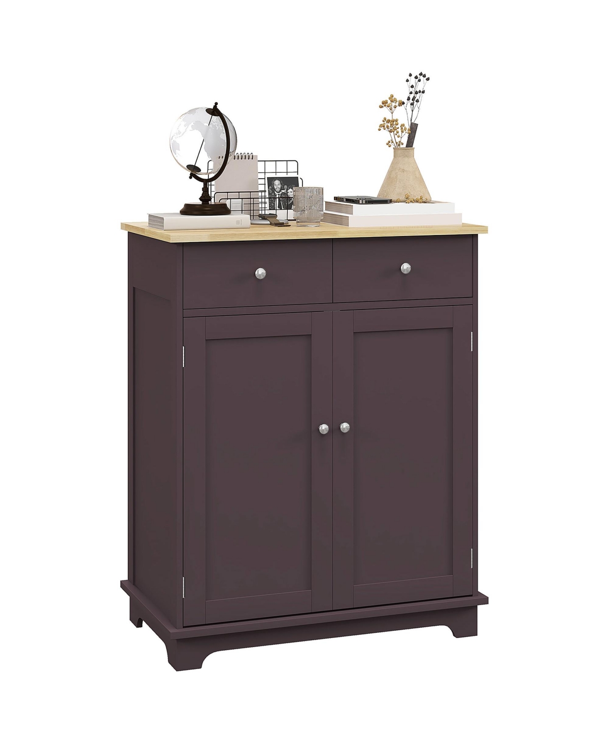 Click here for Flynama Coffee Sideboard with Solid Wood Counterto... prices