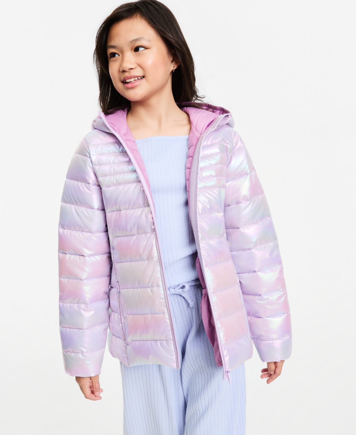 Click here for Steve Madden Girls Xs-xl Lightweight Hooded Packab... prices