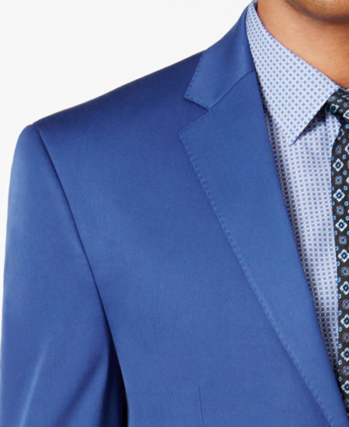 Sean John Men's Big & Tall Classic-Fit Blue Jacket - Macy's