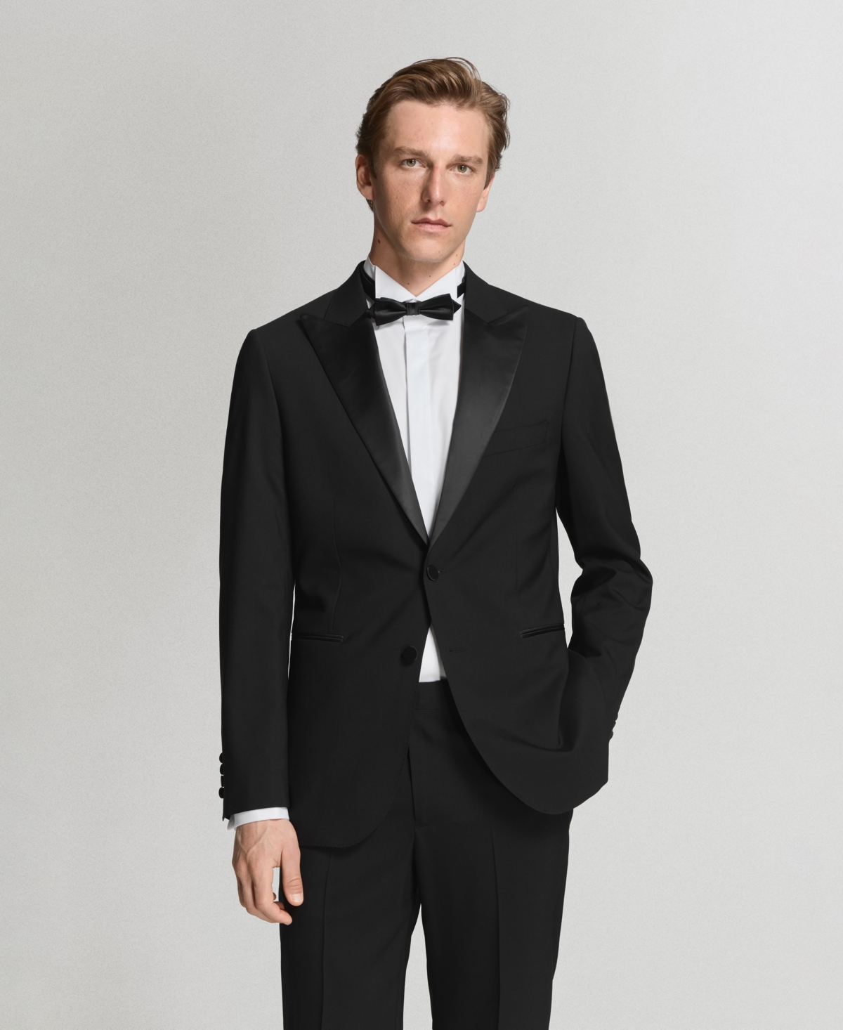 Click here for Mango Mens Slim-Fit Tuxedo Jacket - Black prices