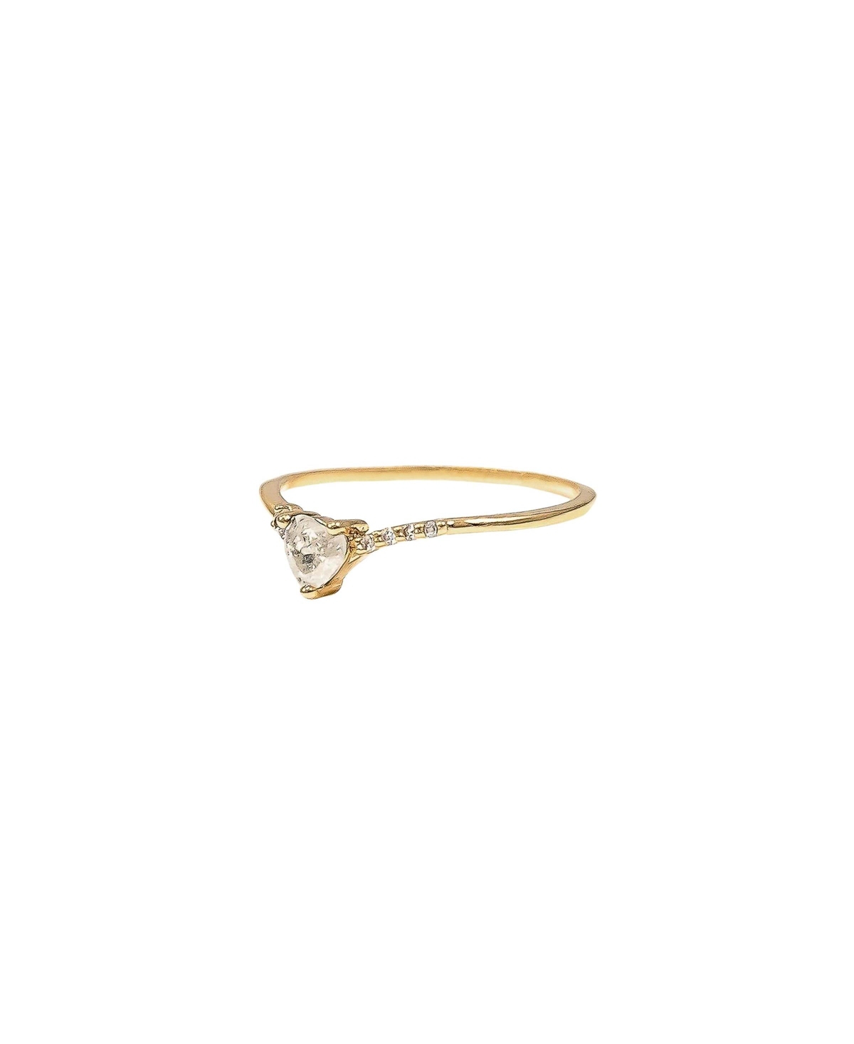 Click here for Bearfruit Jewelry 14k Gold Plating Bella Heart Rin... prices