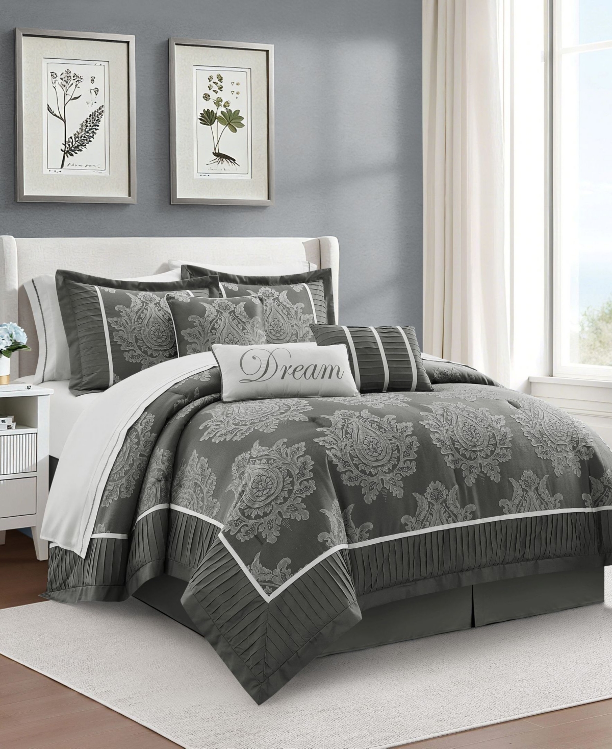 Click here for Stratford Park Therese Damask 15-Piece Comforter S... prices