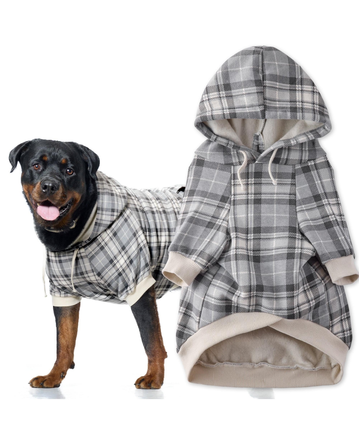 Click here for Pet Passion Rocky Ii The Extra Comfy Hoodie - Gray... prices