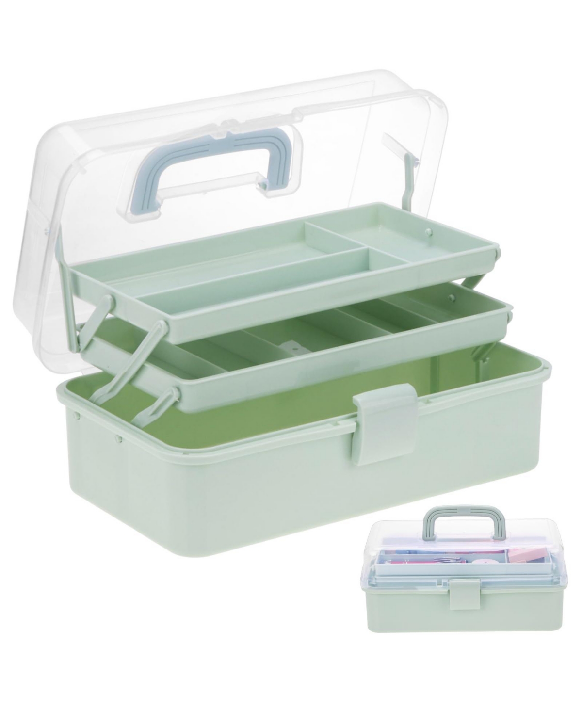 Click here for Xdovet Craft Organizer Tackle Box 3-Layer Folding... prices
