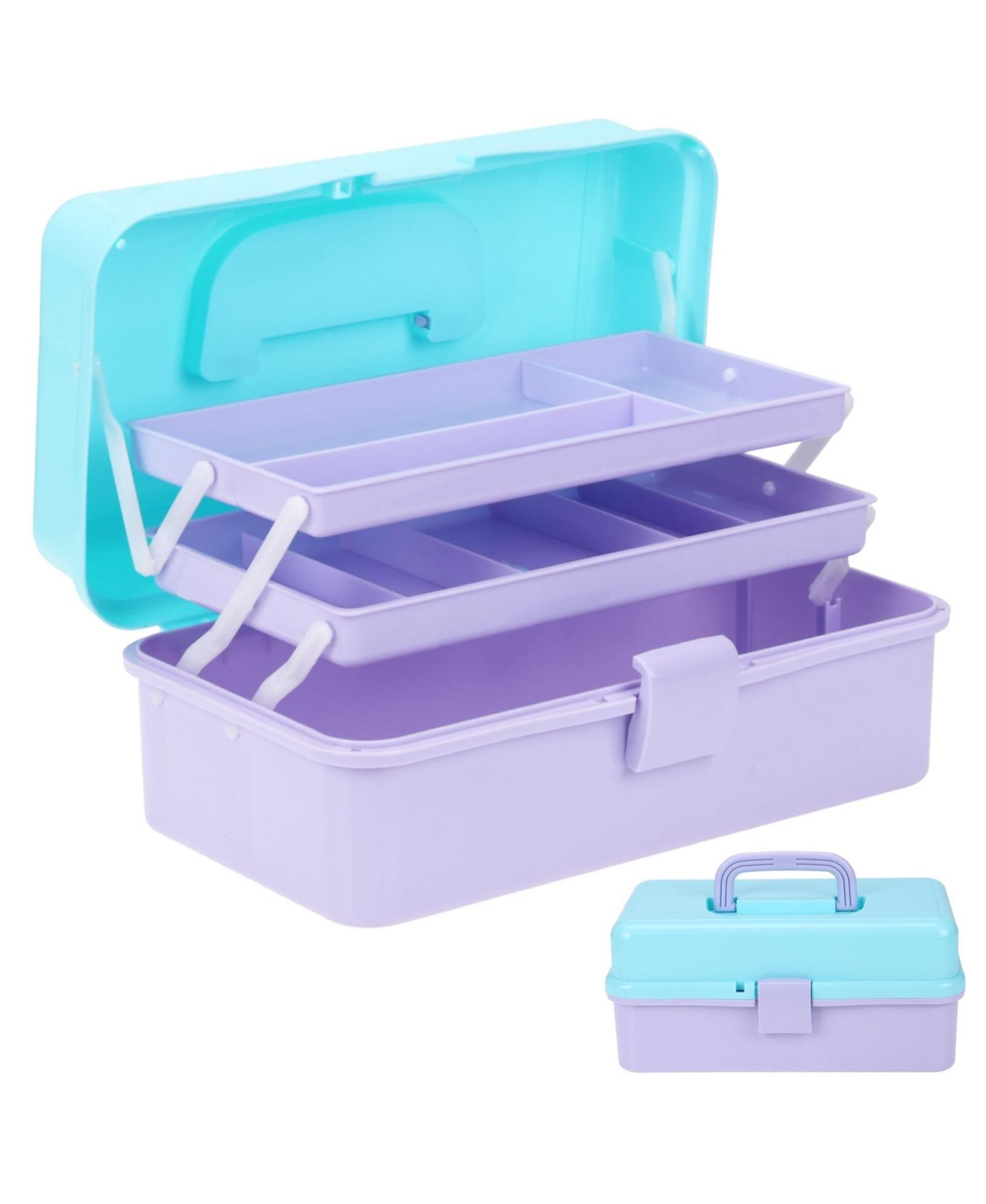 Click here for Xdovet Craft Organizer Tackle Box 3-Layer Folding... prices