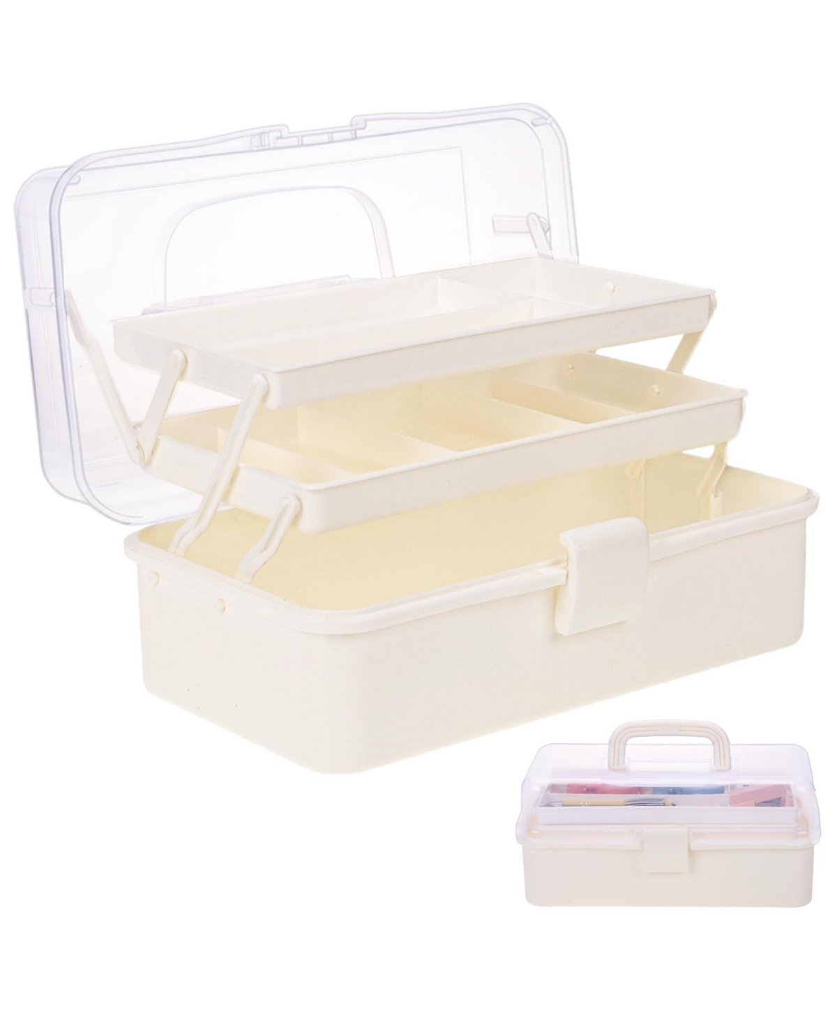 Click here for Xdovet Craft Organizer Tackle Box 3-Layer Folding... prices