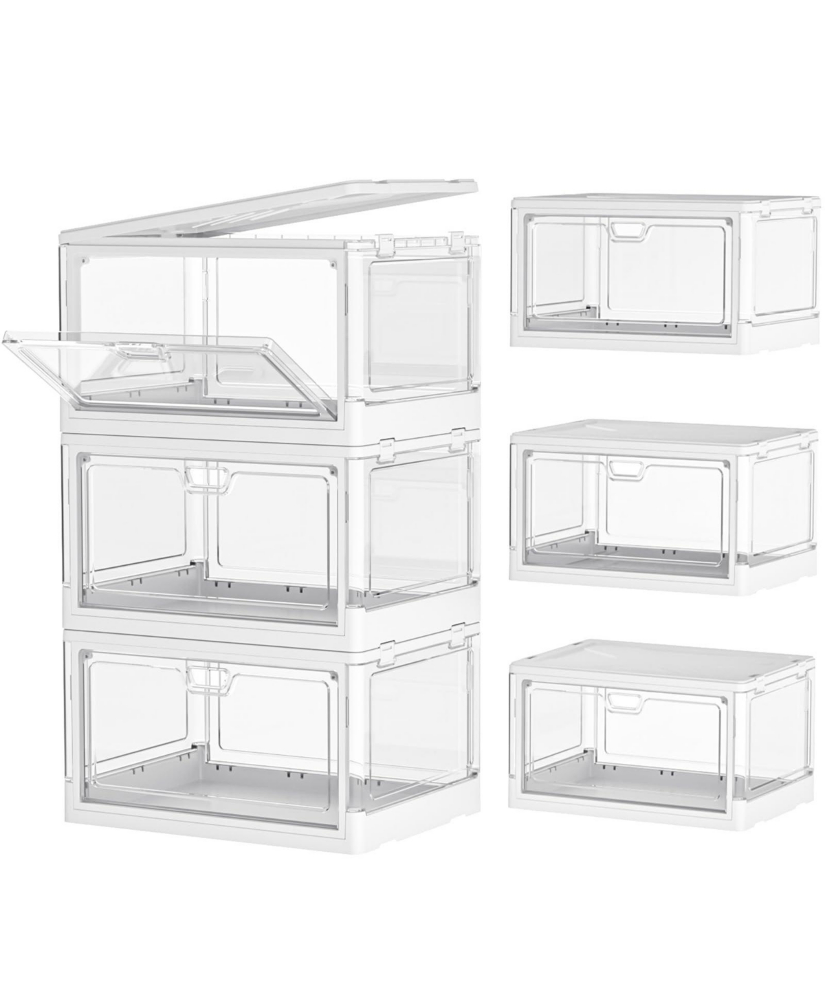 Click here for Xdovet Collapsible and Stackable Storage Bin with... prices