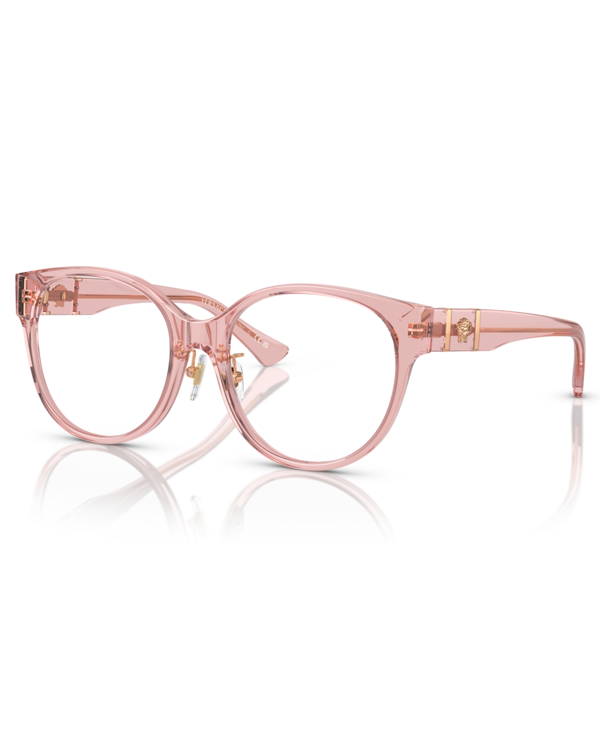 Click here for Versace Womens Eyeglasses  VE3351D - Peach Transpa... prices