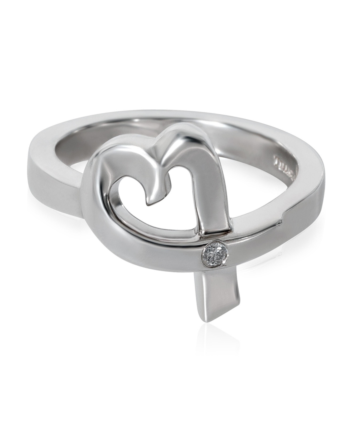 Click here for Pre-Owned Tiffany & Co Sterling Silver Diamond Pal... prices
