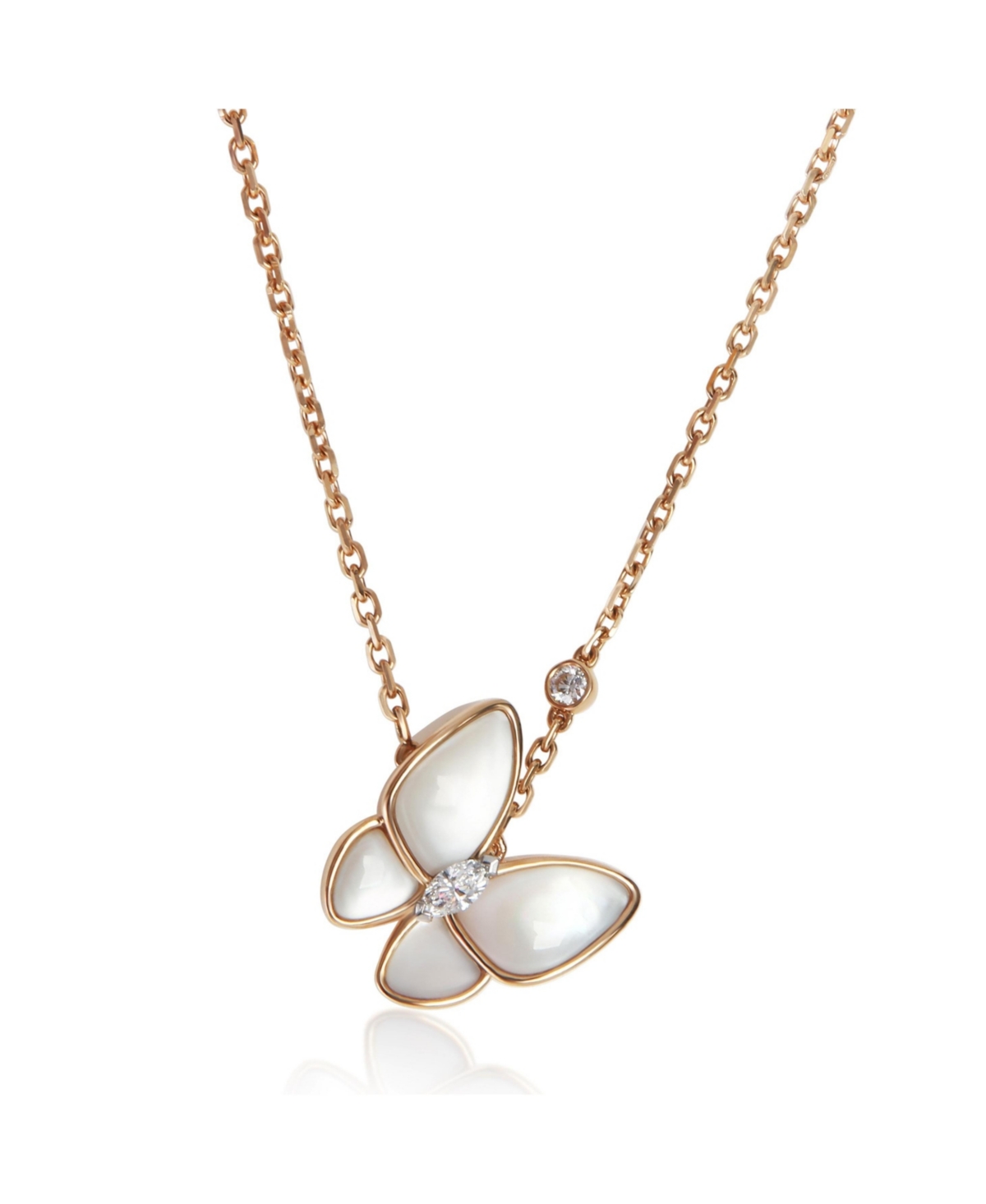 Click here for Pre-Owned Van Cleef & Arpels Rose Gold Mother Of P... prices