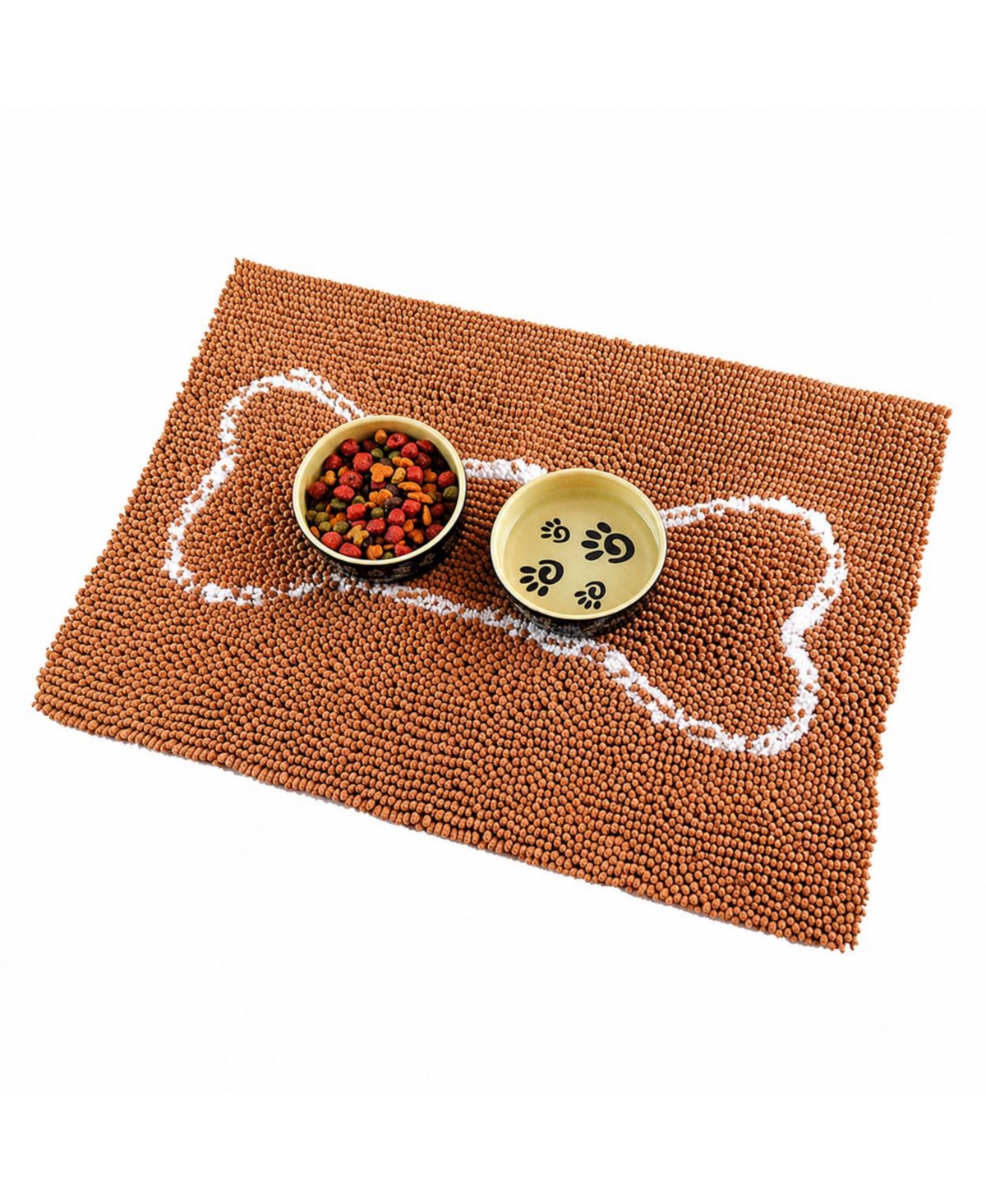 Click here for Aronkl Absorbent Chenille Dog Food Mat Non-Slip Wa... prices