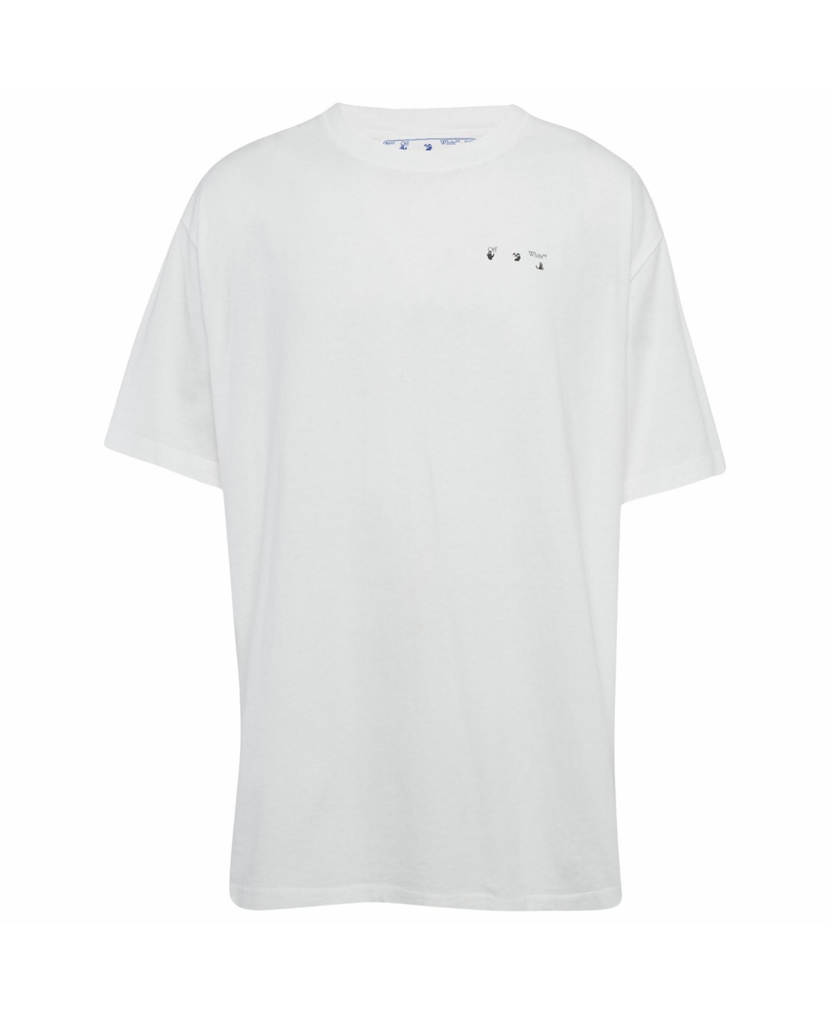 Click here for Pre-Owned Off-White Mens Back Print Jersey Oversiz... prices