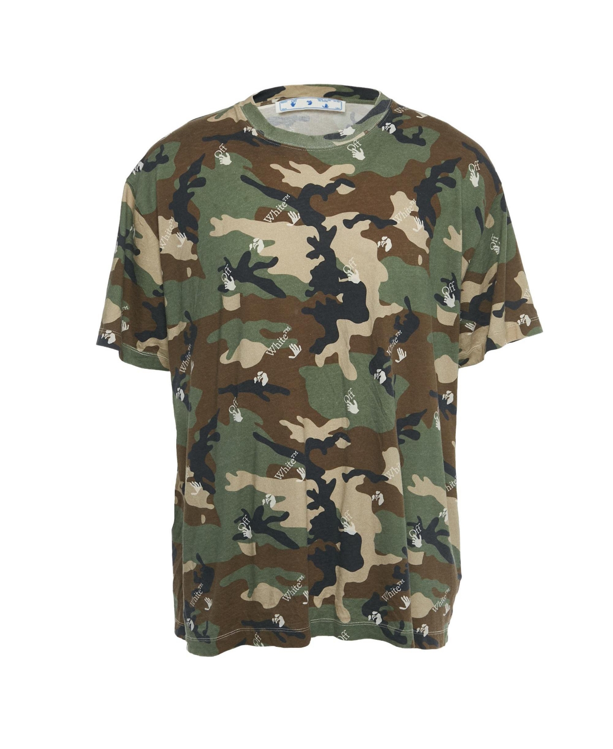 Click here for Pre-Owned Off-White Mens Camouflage Jersey T-Shirt... prices