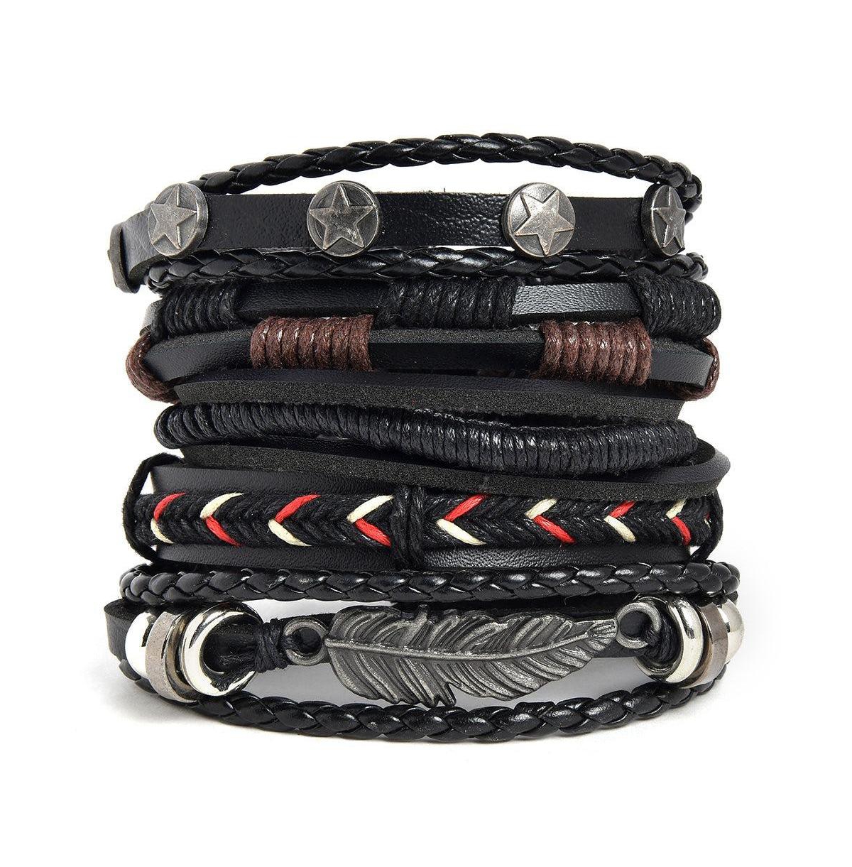 Click here for Sohi Womens Layered Bracelet - Black prices