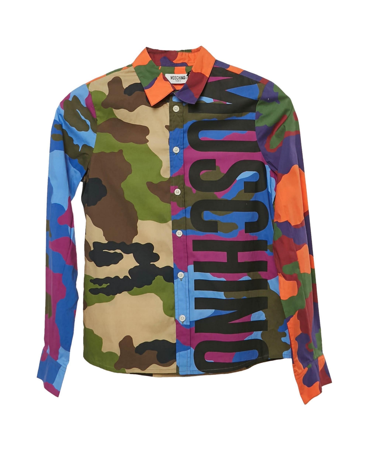 Click here for Pre-Owned Moschino Mens Teen Multicolor Printed Co... prices