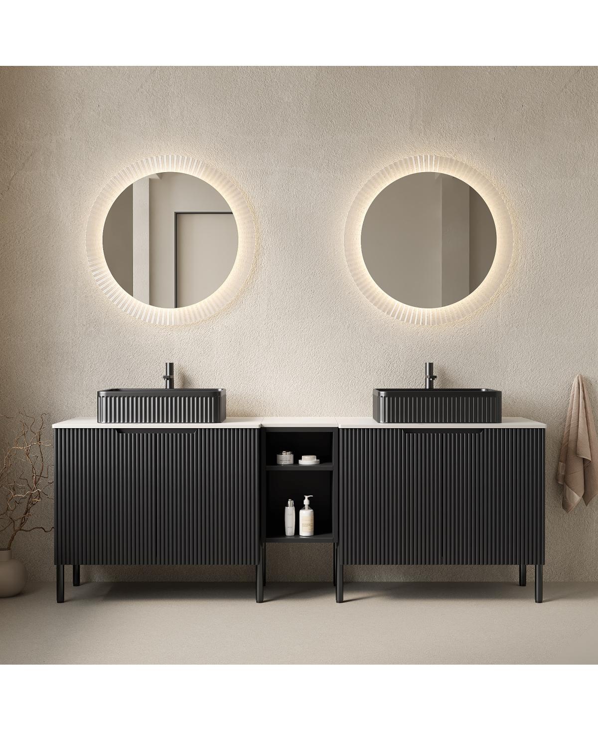 Click here for Sillysis 72 Inch Bathroom Vanity with Double Vesse... prices