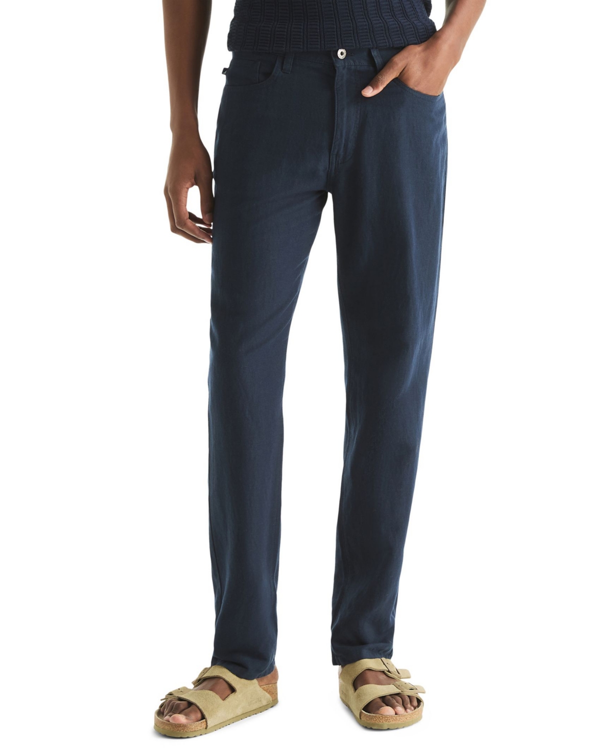 Click here for Nautica Mens Classic-Fit Straight-Leg 5-Pocket Jea... prices
