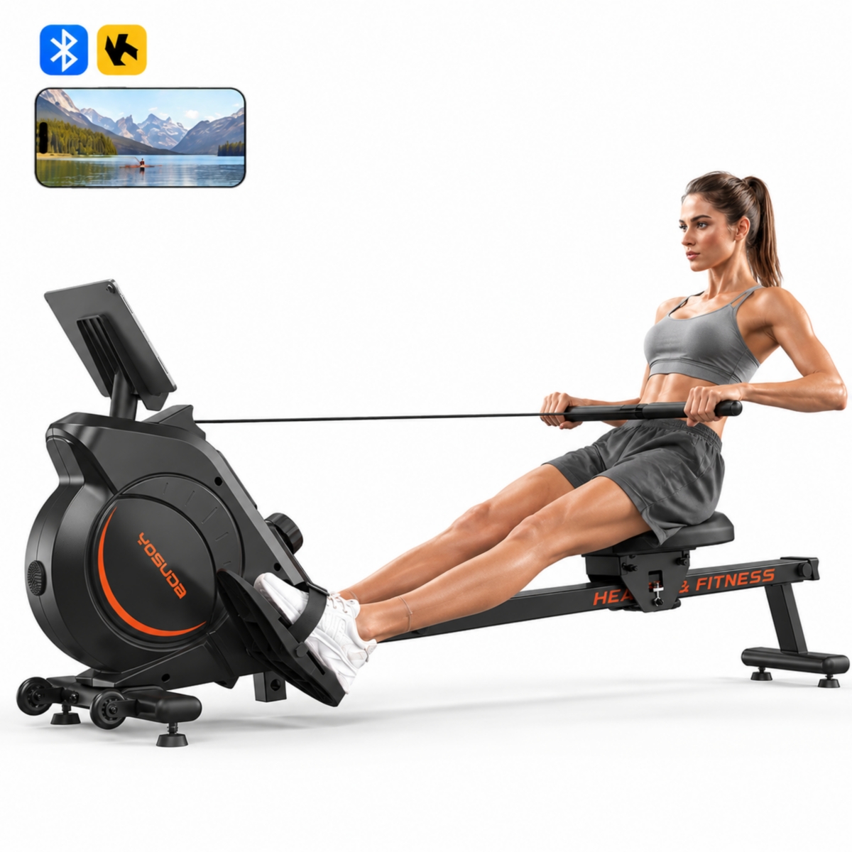 Click here for Fed Fitness Yosuda Magnetic Rowing Machine 16 Leve... prices