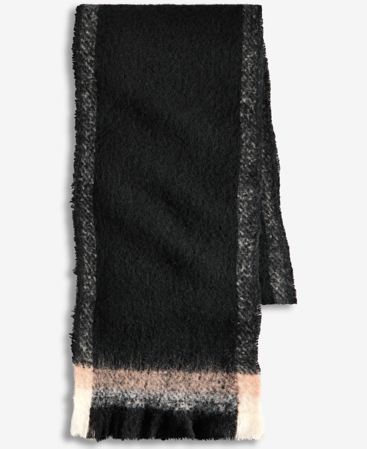 Click here for Style & Co Womens Bordered Blanket Wrap with Short... prices