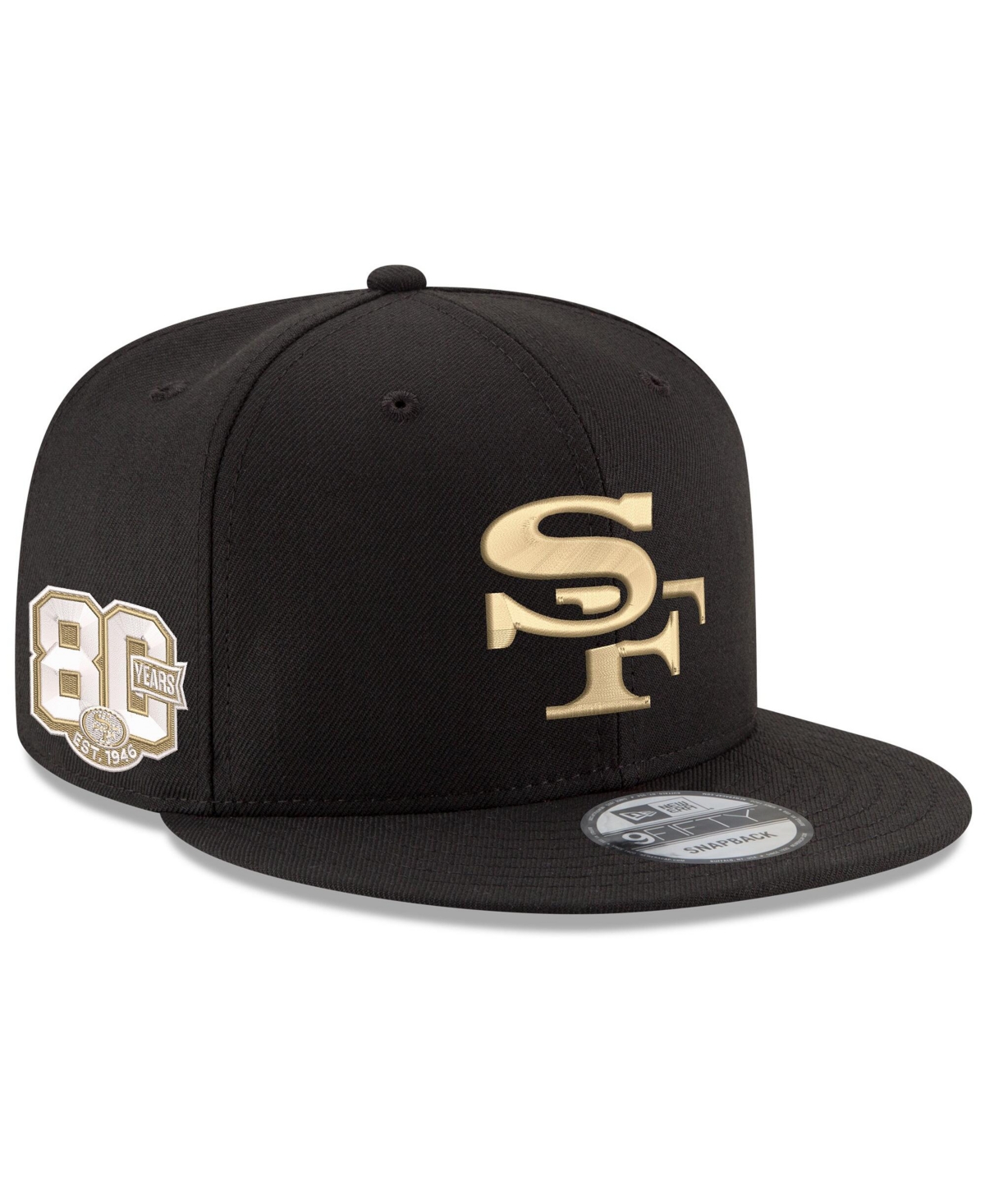 Click here for New Era Mens Black San Francisco 49ers 80th Annive... prices