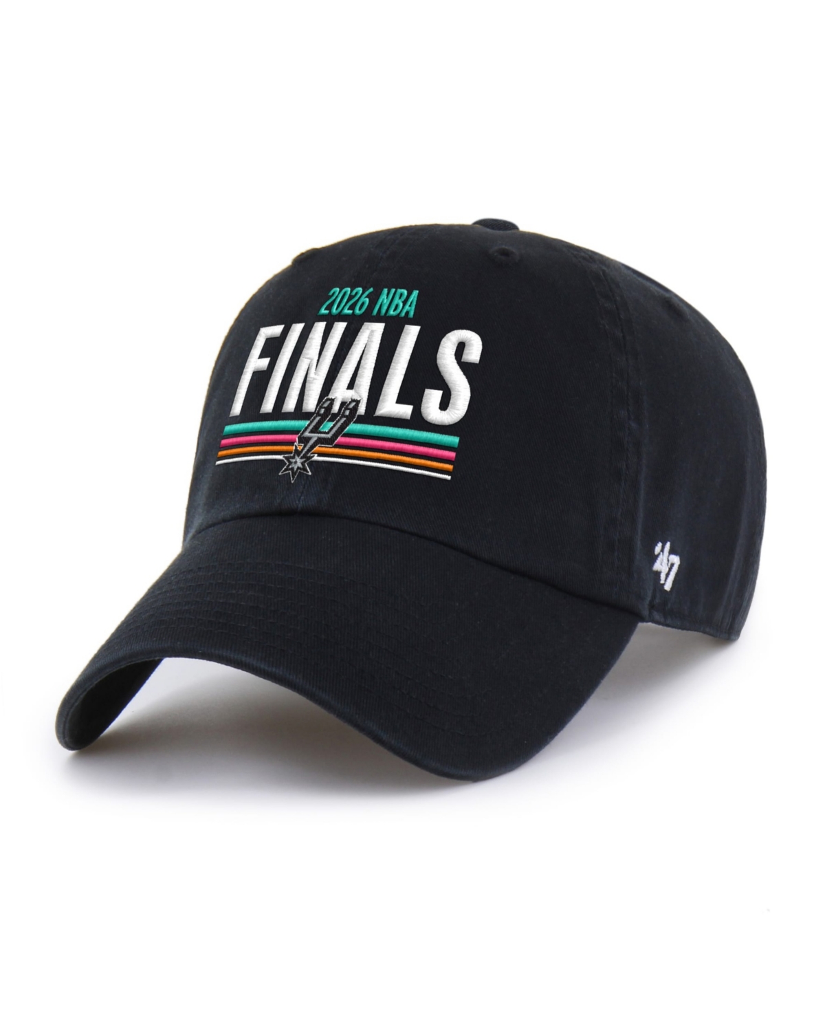 Click here for 47 Brand Mens Black San Antonio Spurs 2026 Nba Fin... prices