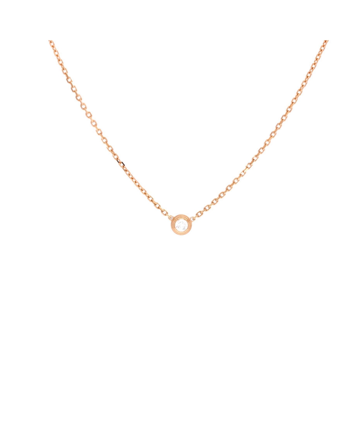 Click here for Pre-Owned Cartier DAmour Pendant Necklace - 18k ro... prices
