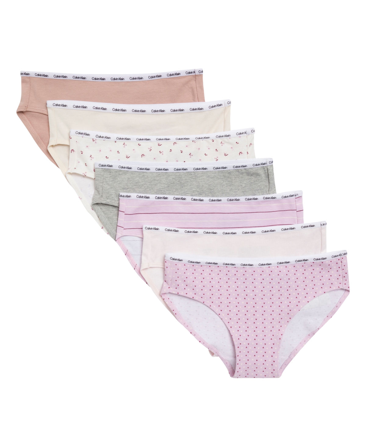 Click here for Calvin Klein Girls 6-16 Floral Heart Stripe Cotton... prices