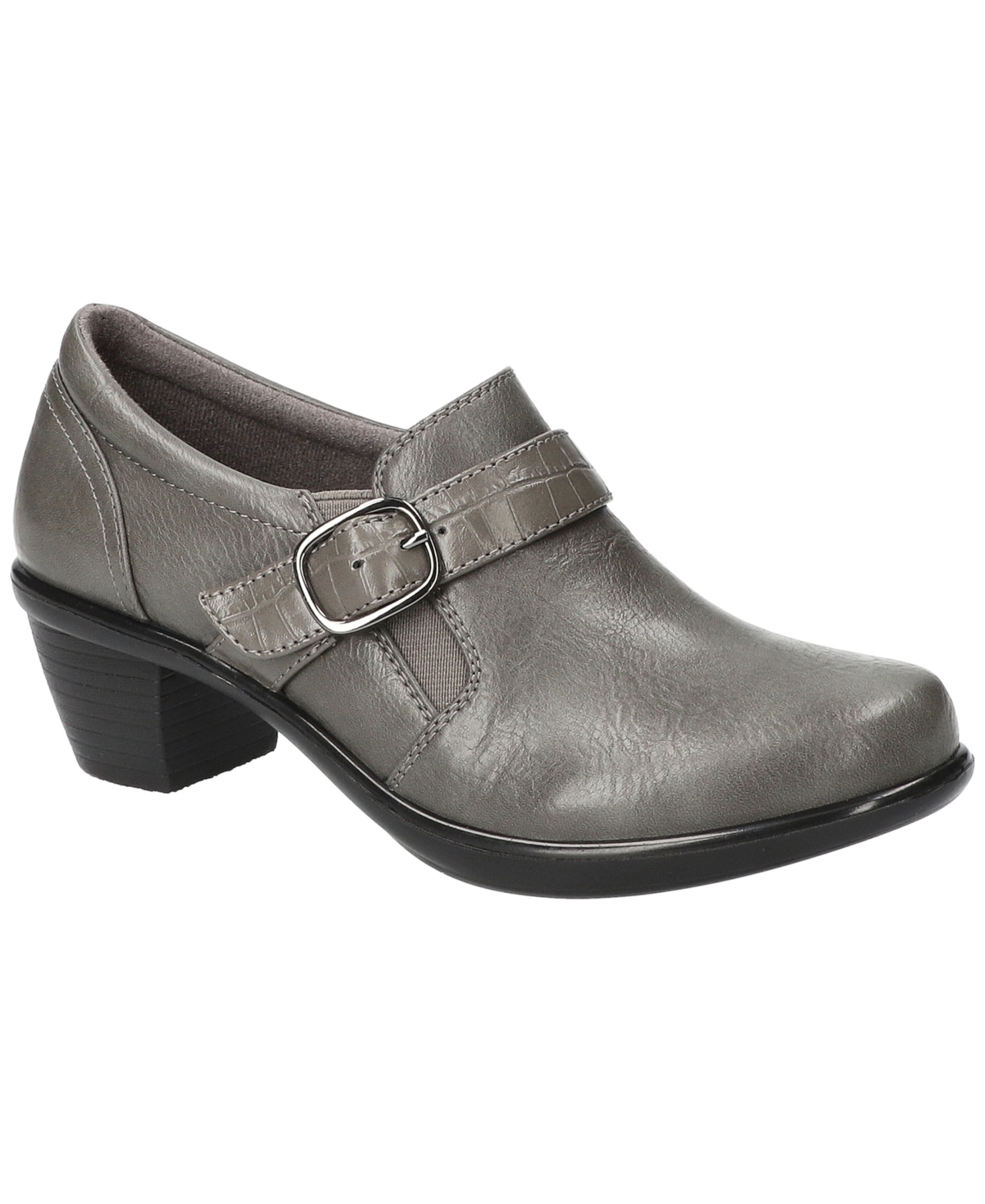 Click here for Easy Street Womens Pixel Round Toe Booties - Gray-... prices
