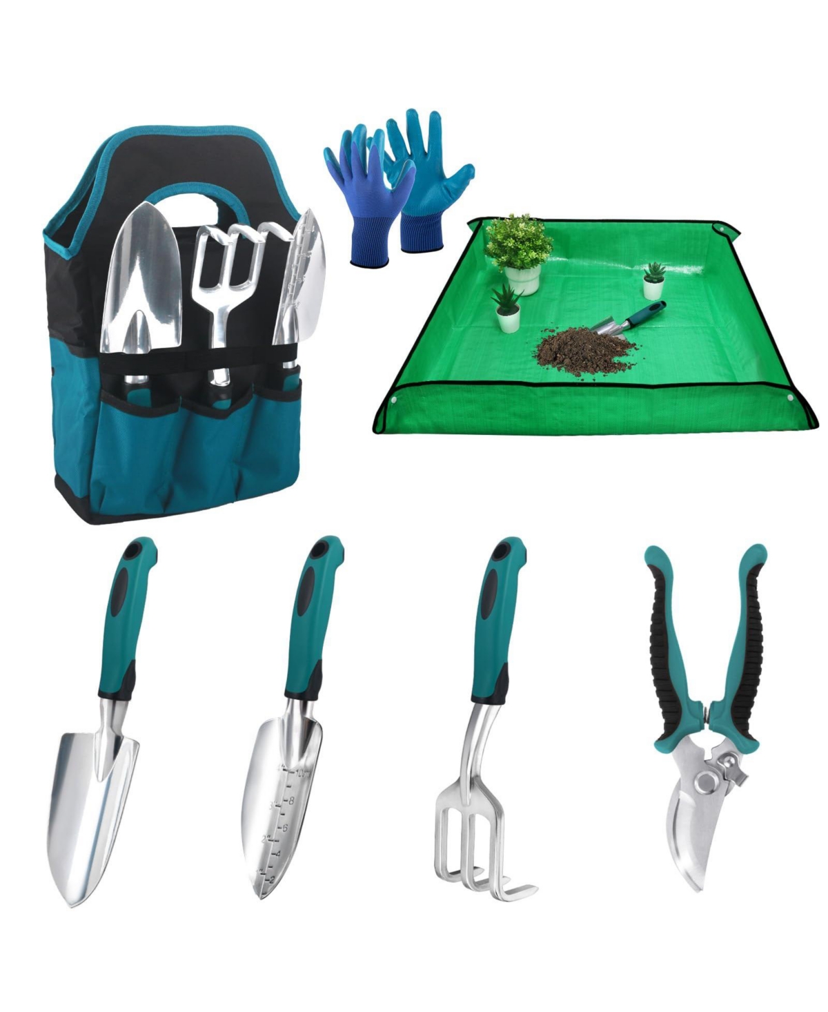 Click here for Xdovet Garden Tools Set With Repotting Mat 7 Piece... prices