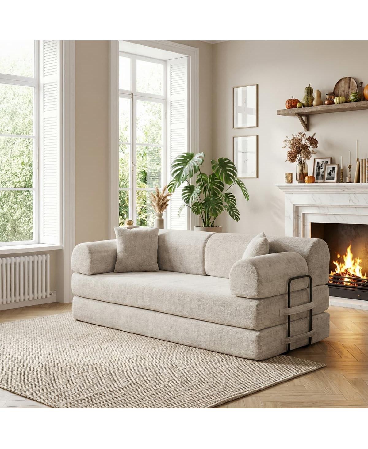 Click here for Maison Boucle 78.74 Wide Boucle Convertible Sleepe... prices