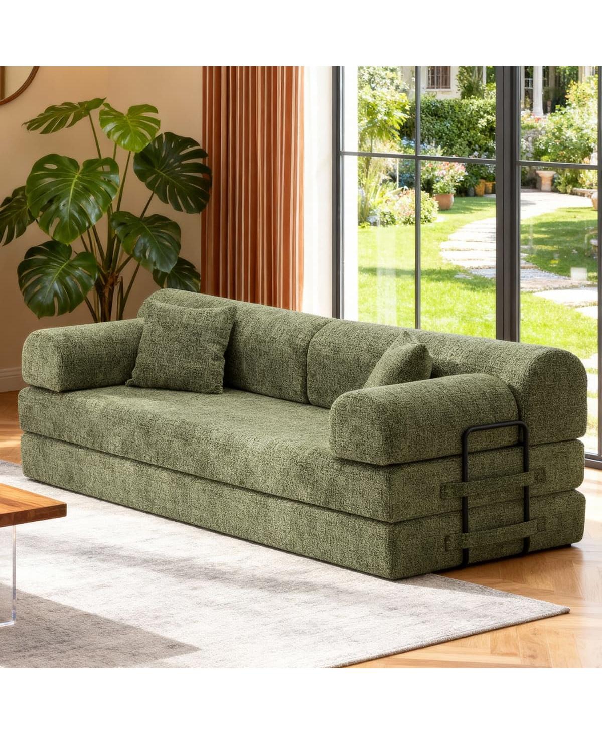 Click here for Maison Boucle 78.74 Wide Boucle Convertible Sleepe... prices