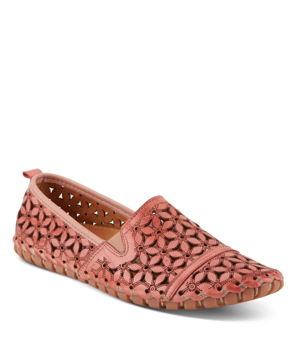 Click here for Spring Step Flowerflow Laser-Cut Leather Loafer wi... prices