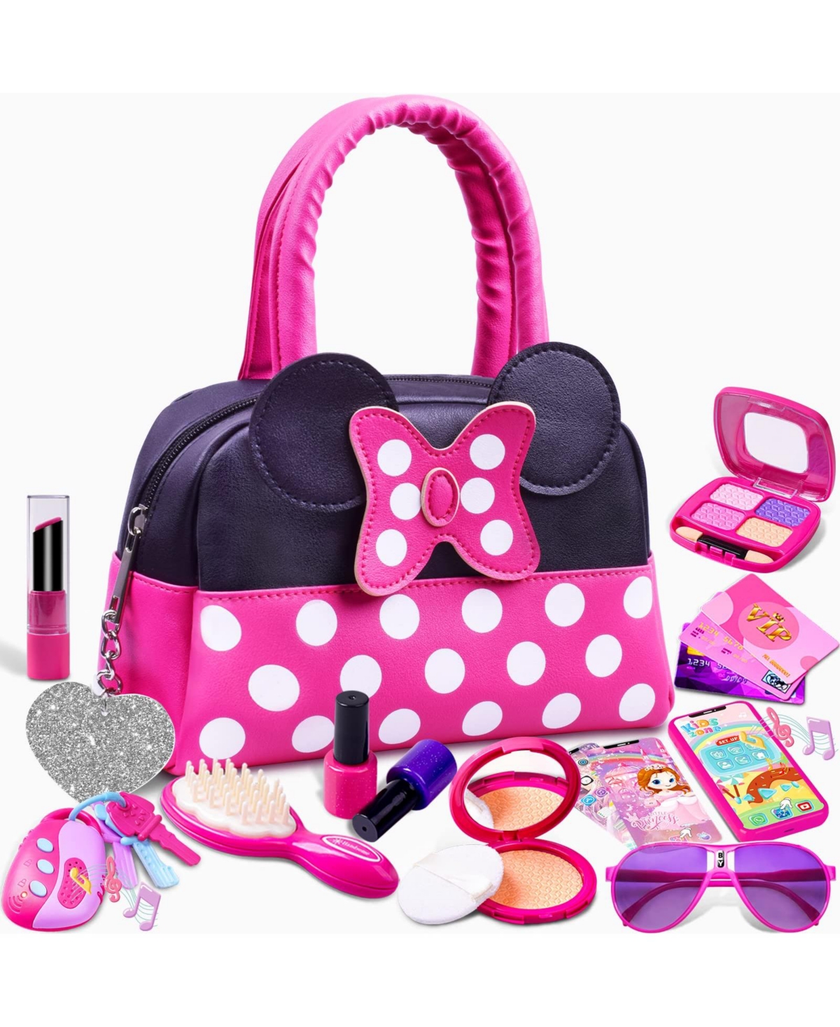 Click here for Gnuadz Pretend Play Purse Makeup Set Girls Toys -... prices