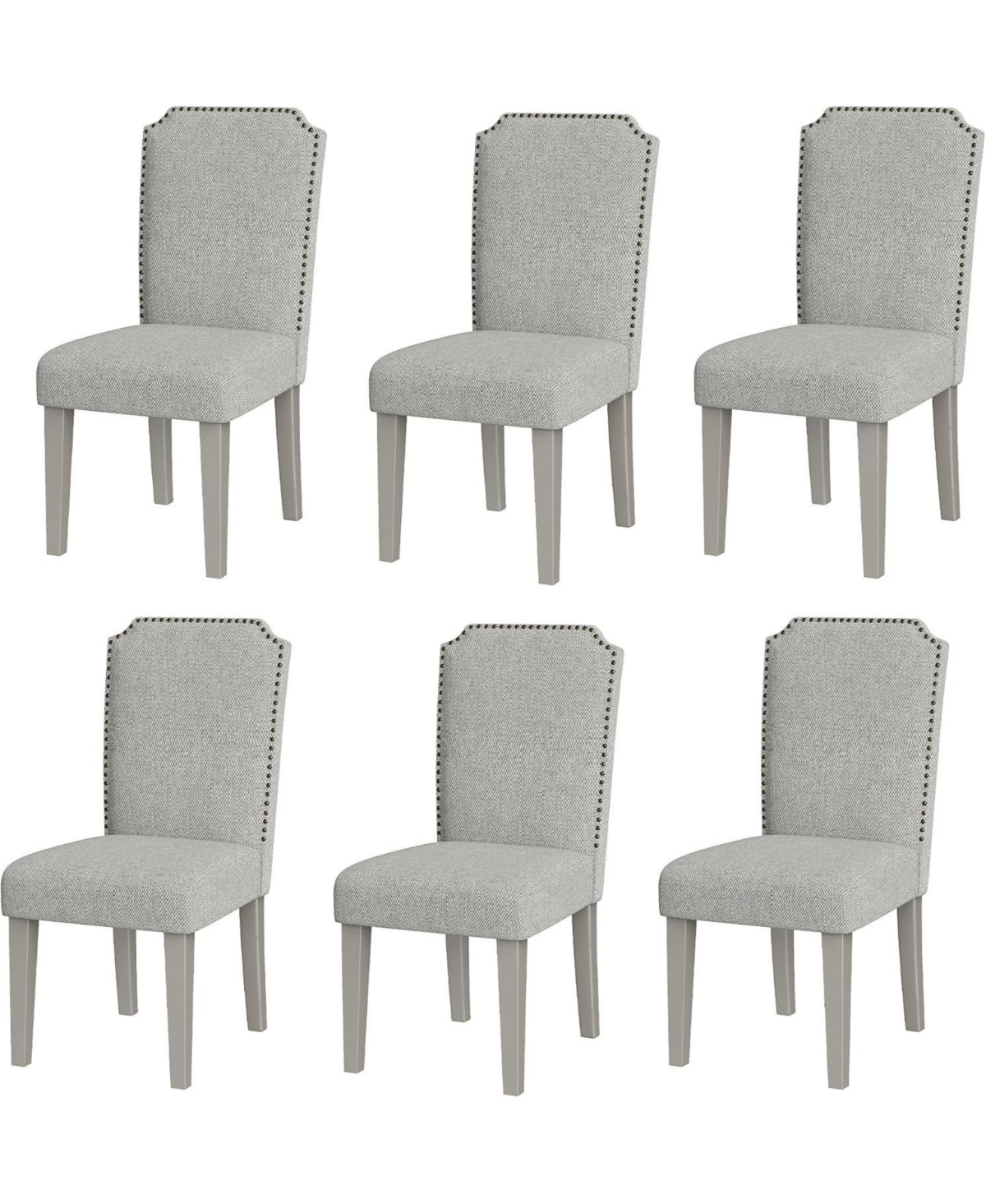 Click here for gaomon 6PCS Fabric Dining Chairs. Wood Legs. Padde... prices