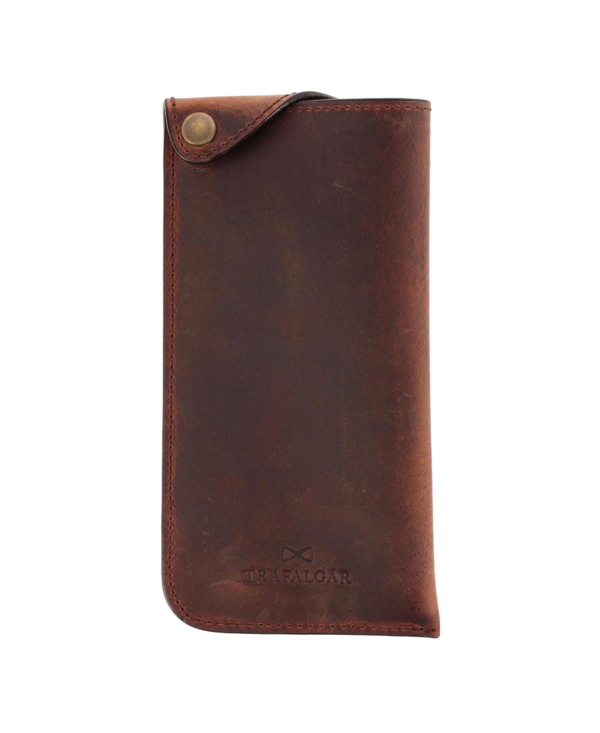 Click here for Trafalgar Mens Doyle Crazy Horse Leather Snap Clos... prices