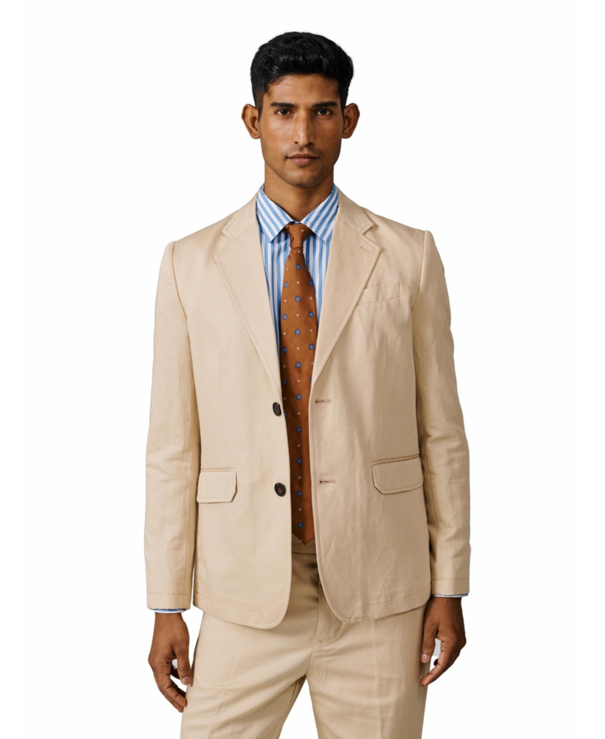 Click here for Aubin Mens Pasmore Tailored Linen Blend Blazer - S... prices