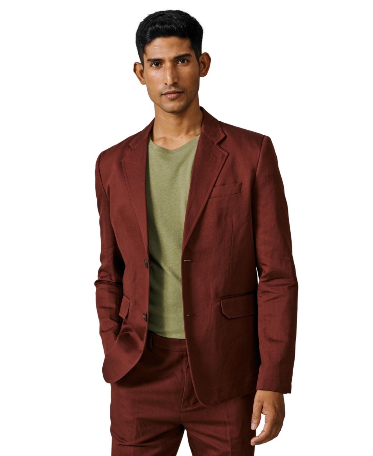 Click here for Aubin Mens Pasmore Tailored Linen Blend Blazer - B... prices