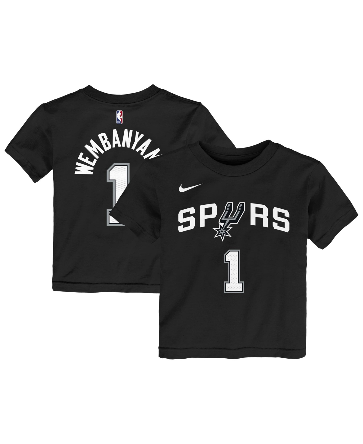 Click here for Nike Toddler Victor Wembanyama Black San Antonio S... prices