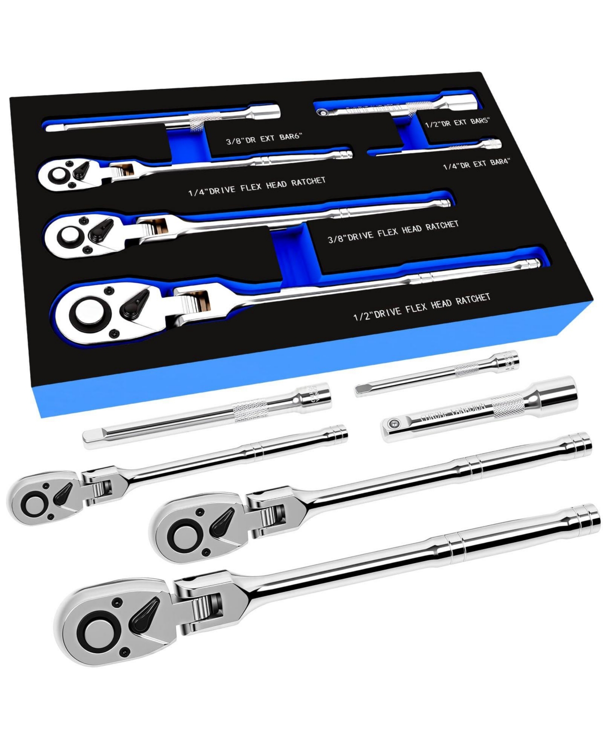 Click here for Xdovet Flex Head Ratchet Set 1/4 3/8 1/2 Drive 72-... prices