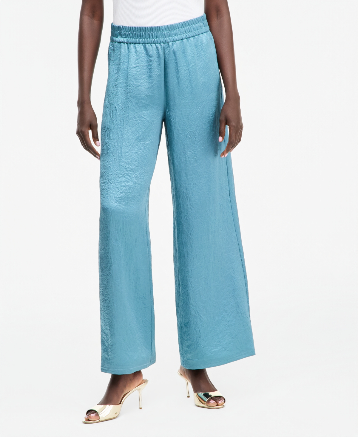 Click here for I.n.c. International Concepts Womens Satin Wide-Le... prices