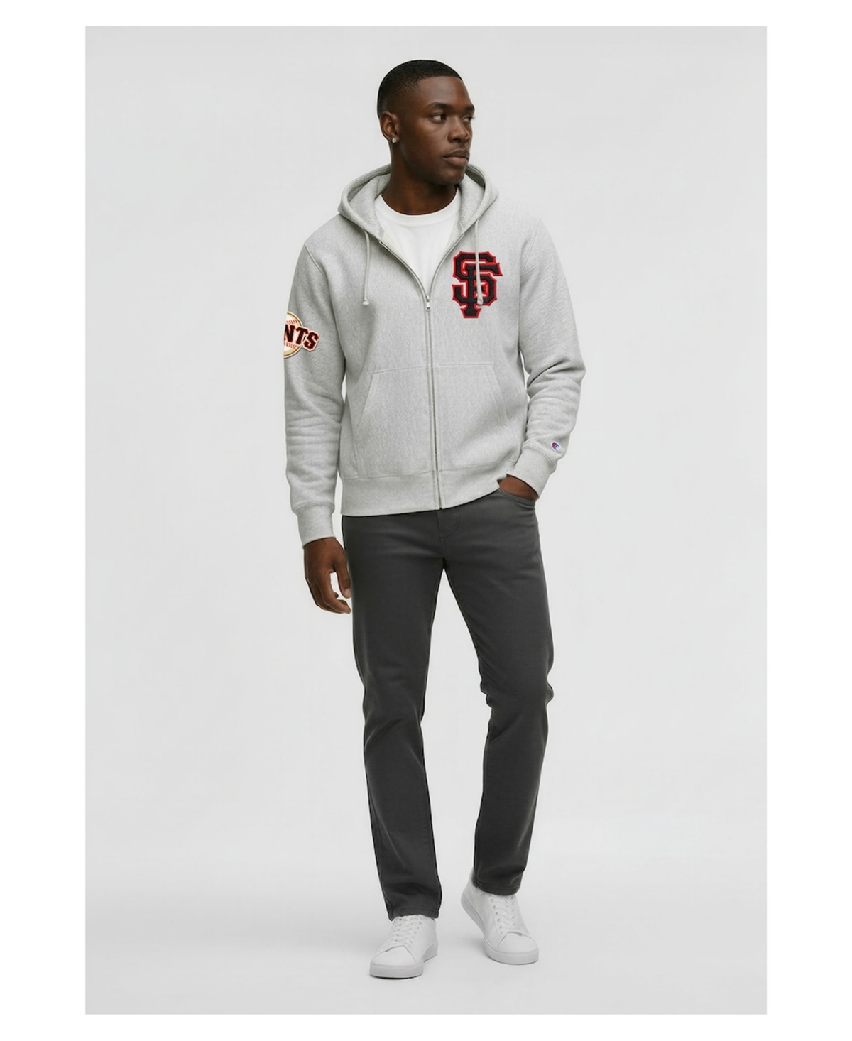 Click here for Champion Mens Gray San Francisco Giants Reverse We... prices