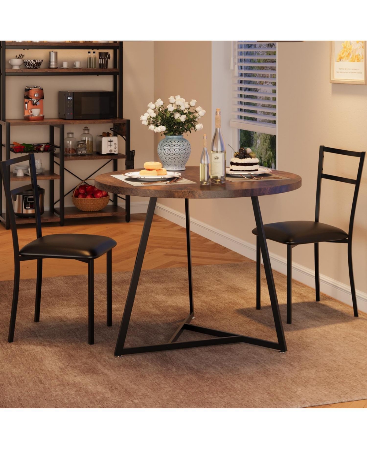 Click here for gaomon Dining Table Set for 2  Kitchen Table and C... prices