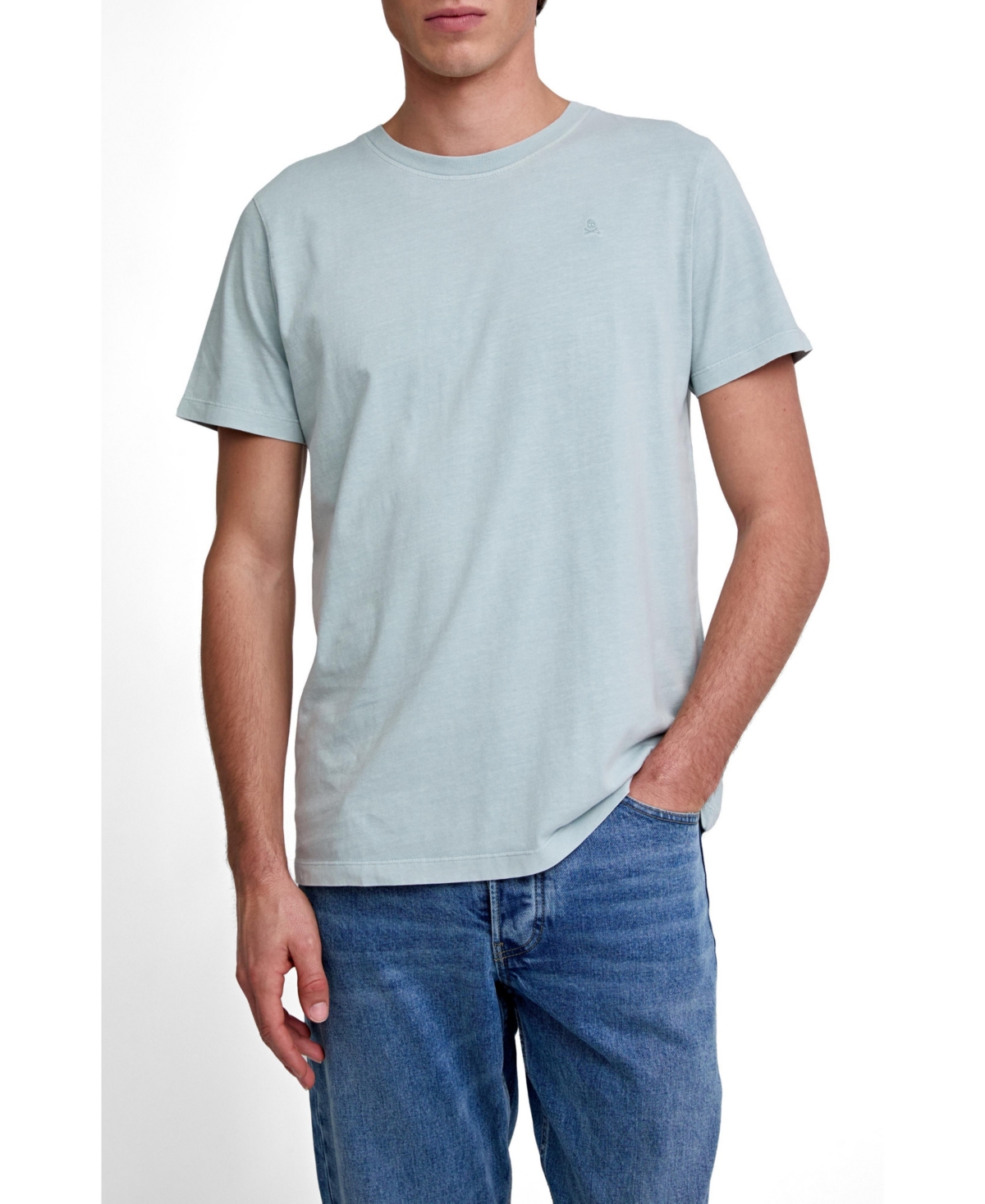 Click here for Scalpers Mens Skull Tee - Light blue prices