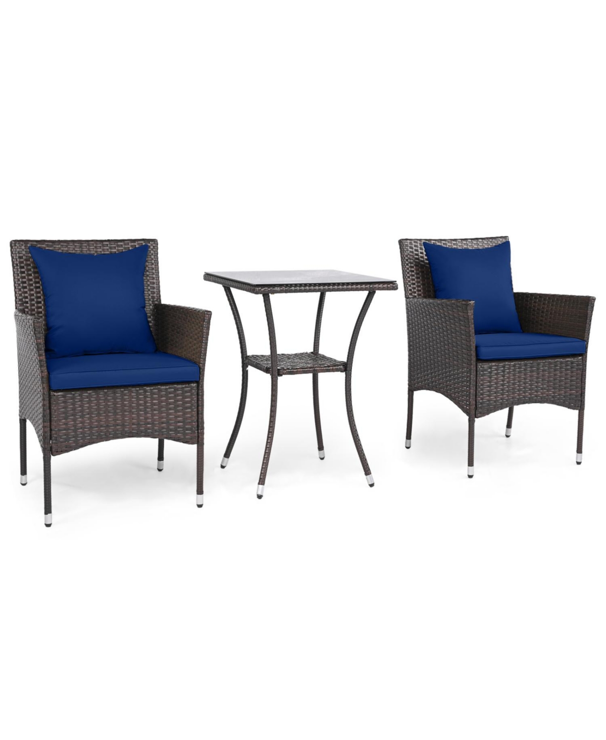 Click here for Slickblue 3-Piece Patio Conversation Set with Ratt... prices