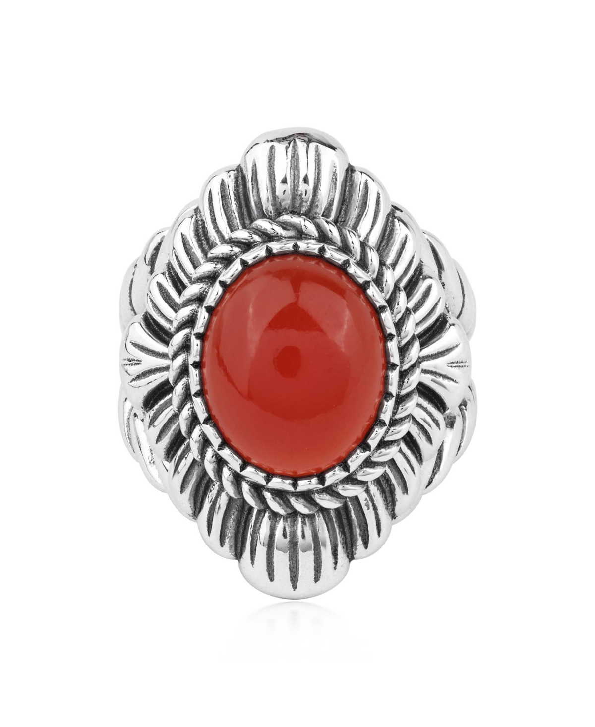 Click here for American West Jewelry Sterling Silver Red Onyx Ova... prices